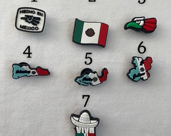 Croc Charms Mexican Flag - Etsy