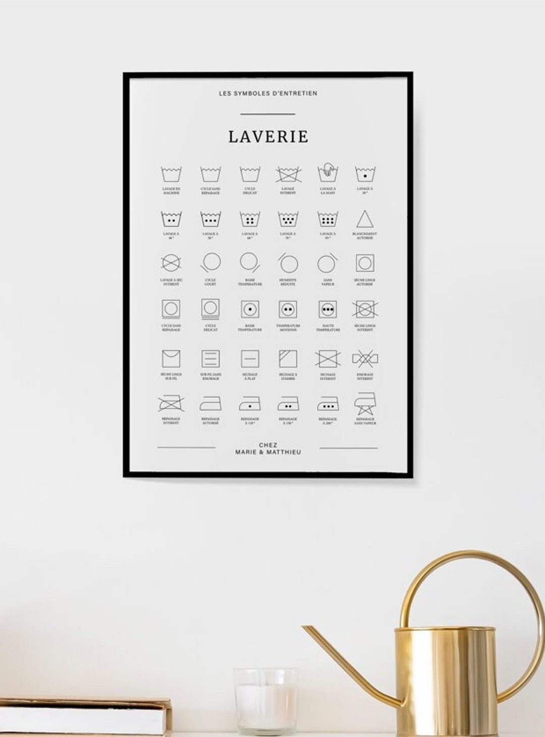Custom Digital Poster for Laundromat and Laundry Room Wall Art ...