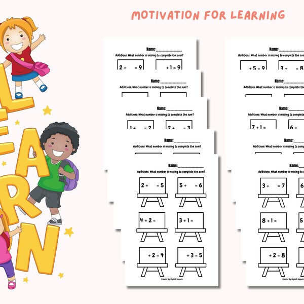 Children Worksheet Puzzles - Etsy