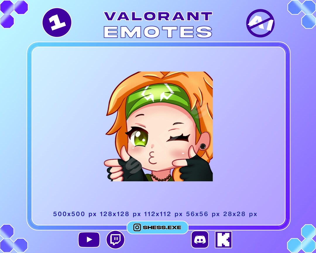 Skye GG Emote / Valorant Emote / Twitch Emote / Discord Emote / Youtube ...