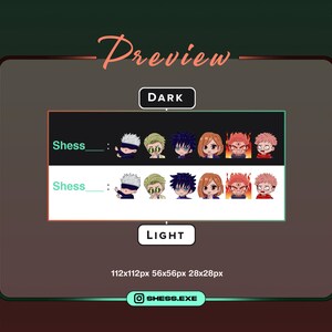 Pack 6 Emotes / Anime Emote/ Manga Emote - Etsy