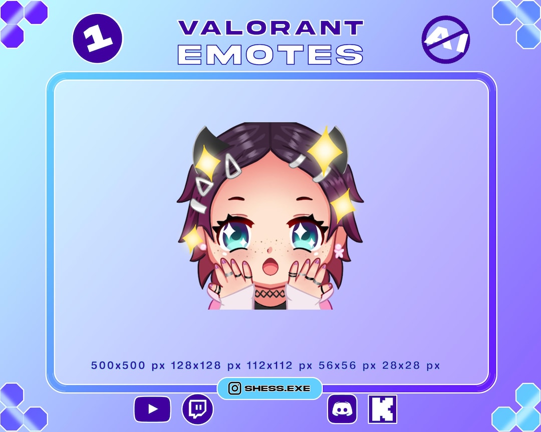 Clove Hype Emote / Valorant Emote / Twitch Emote / Discord Emote ...