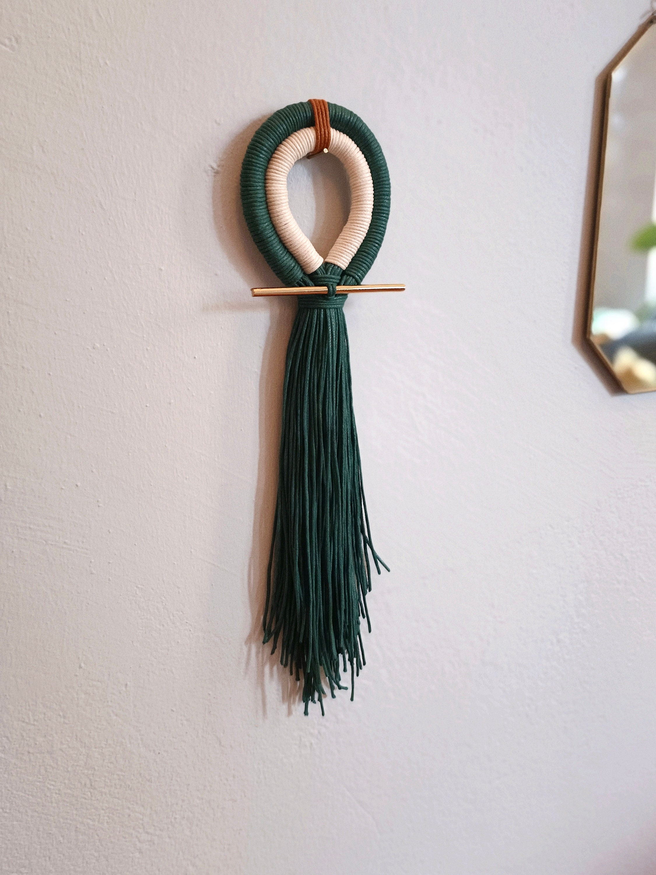 Nil Wall Charm Ankh Symbol the Key of Life Wall Hanging Tassel Door ...