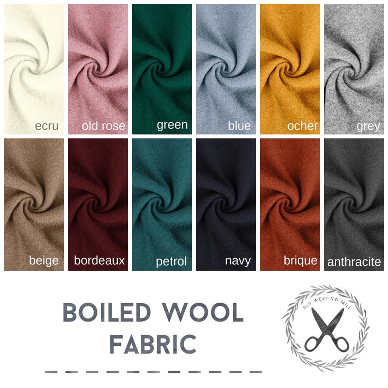 Boiled Wool Fabric - Etsy Canada