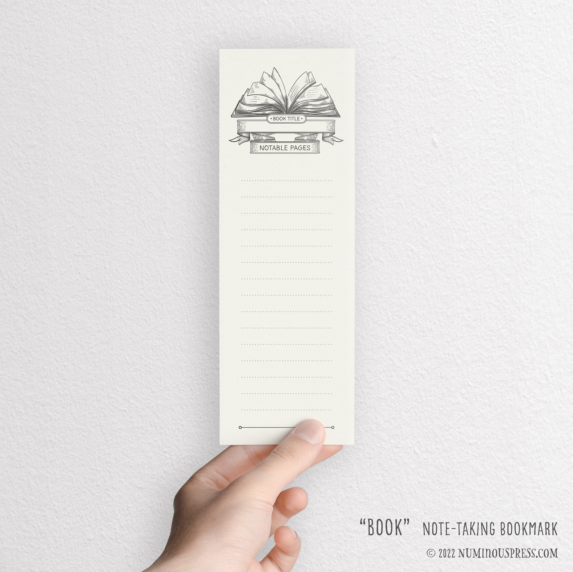 5 Note-taking Bookmarks - Etsy