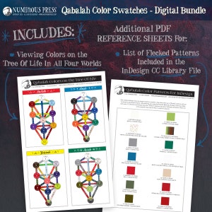 Qabalah Swatches for Indesign & Illustrator - Etsy