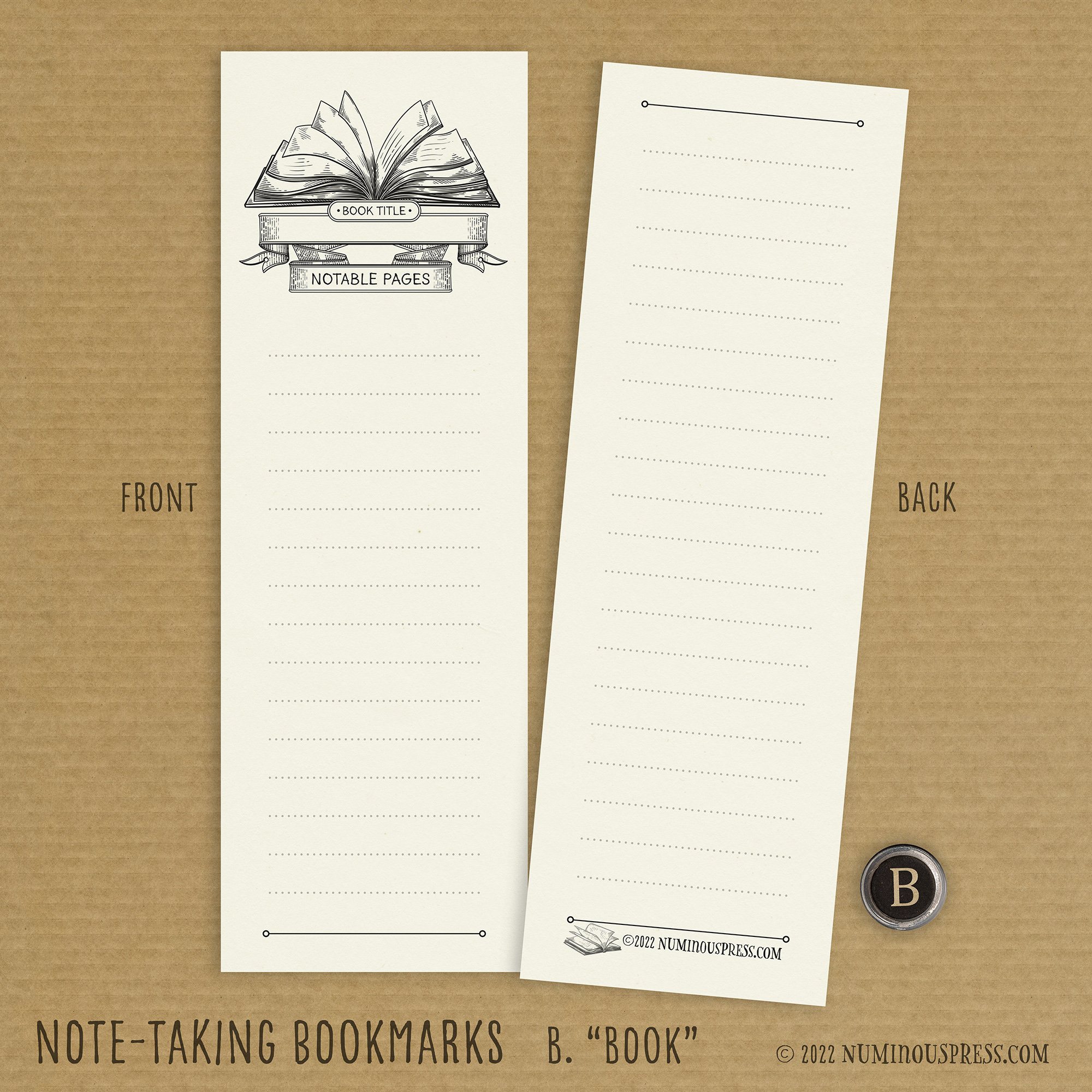 5 Note-taking Bookmarks - Etsy