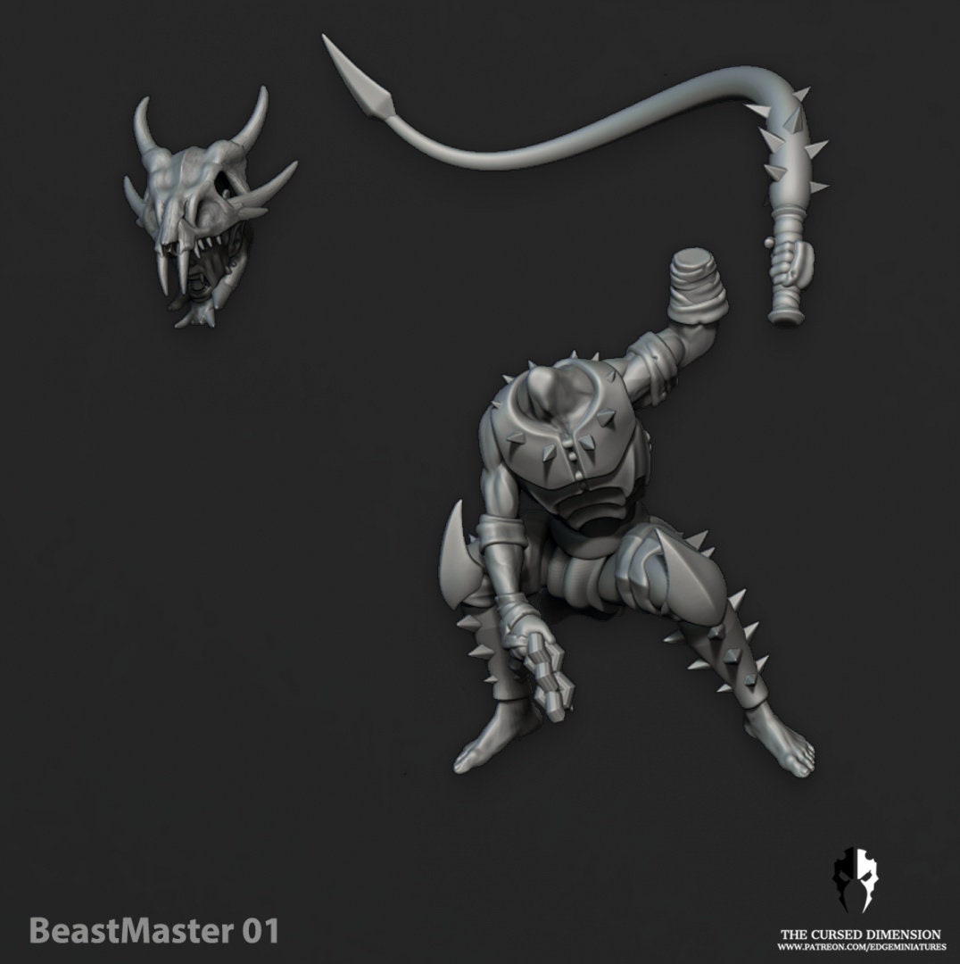 Beastmasters - Beasts - Cursed Elves Edge Miniatures - Etsy Australia