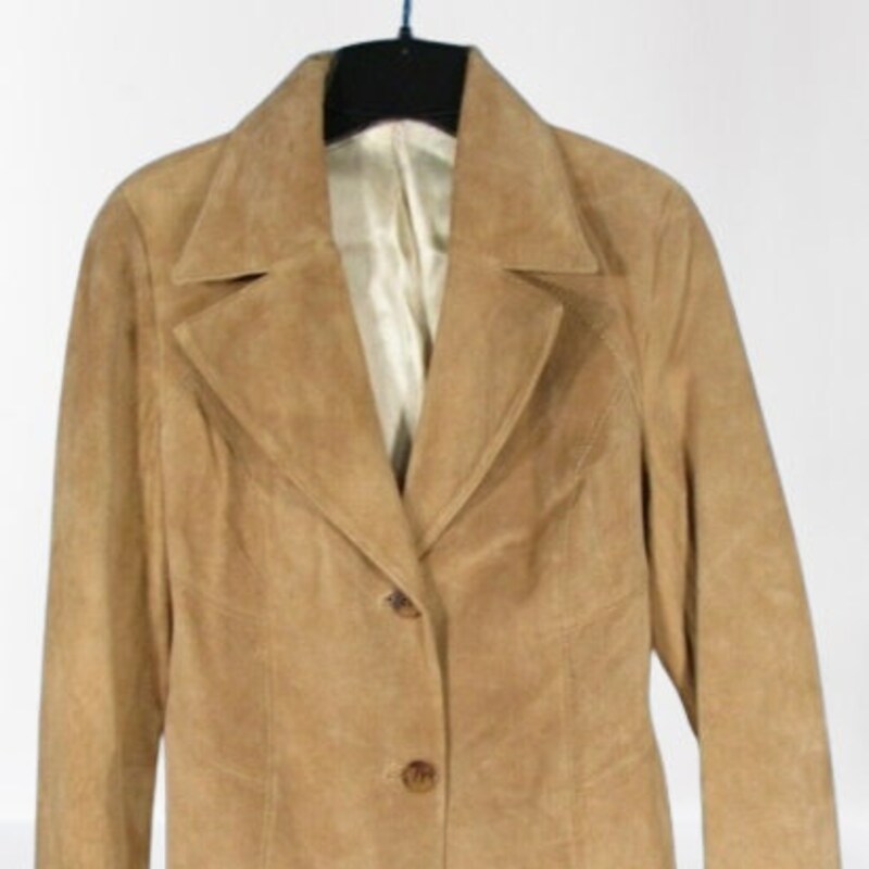 Tan Suede Coat - Etsy