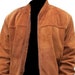 Mens Vintage SUEDE BOMBER JACKET in Tan Brown Color | Tobacco Suede ...