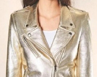 Womens Gold Jacket - Etsy