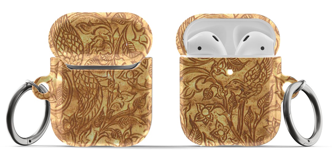 Gold Engraving Printed on AirPod Case | Hard Cover for Original or Pro ...