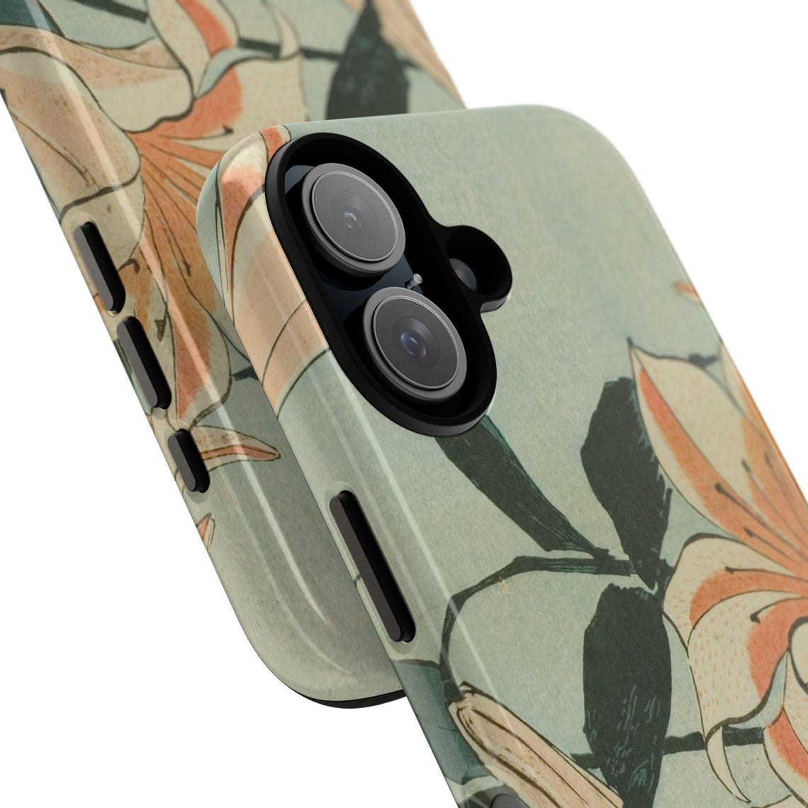 Pastel Vintage Lilies on Tough Phone Cases for Iphones 7, 8, X, 11, 12 ...