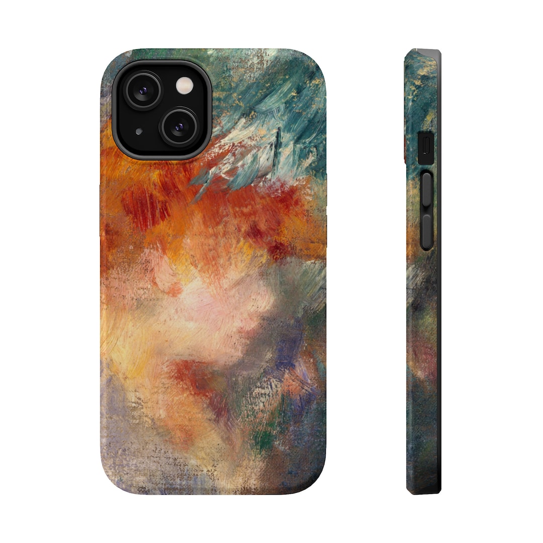 Abstract Painting Printed on Magsafe Tough iPhone Case : 12, 13, 14, 15 ...