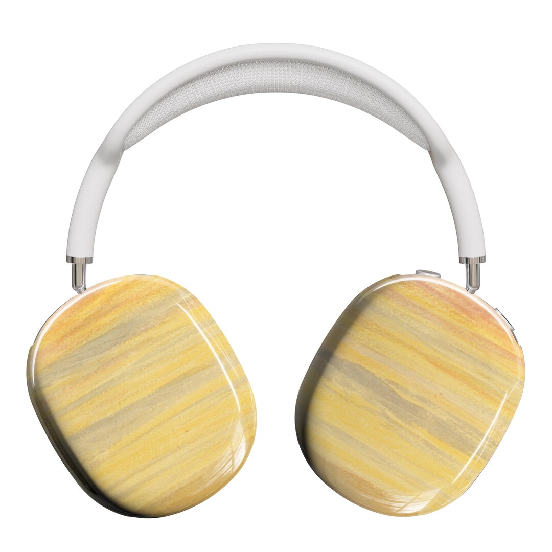 Yellow Sunset Airpods Max Covers | Handpainted | Boho Chic Headphones ...