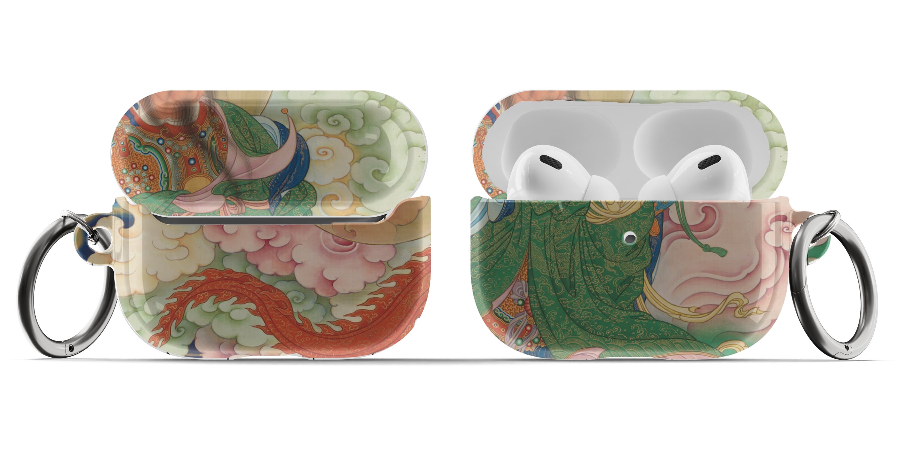 Japanese Dragon Art AirPod Case Hard Cover for Original or Pro Modern ...