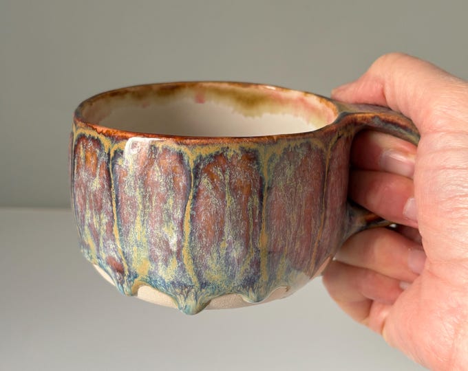 Seconds Sale - Handmade Ceramic Chunky Mug, 300ml Stoneware Mug, Wonky ...