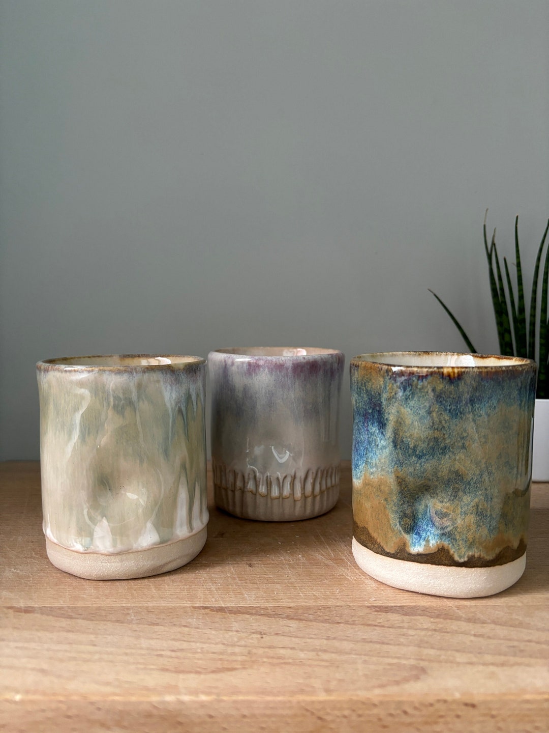 Handmade Ceramic Dimple Mug, Thumb Print Mug, Ceramic Tumbler - Etsy