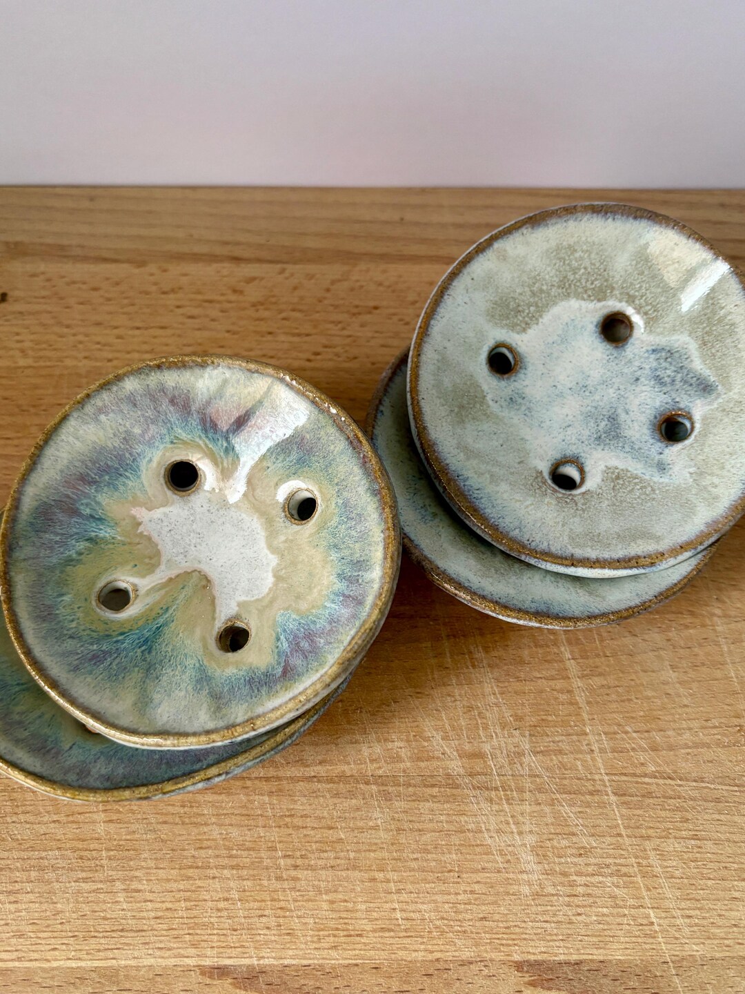 Handmade Ceramic Soap Dish, Round Soap Dish, Unique Ceramic Soap Dish ...
