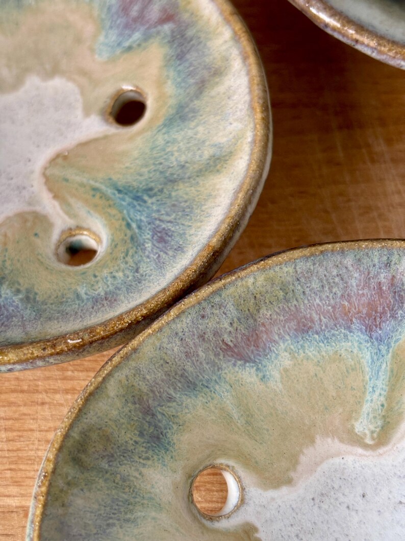 Handmade Ceramic Soap Dish, Round Soap Dish, Unique Ceramic Soap Dish ...