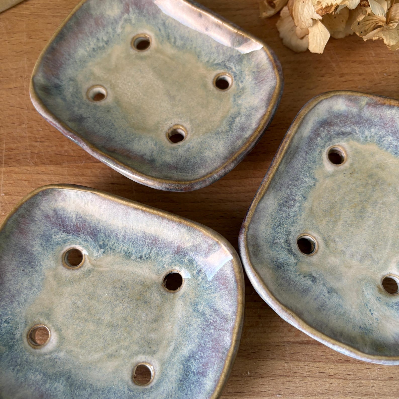 Handmade Ceramic Soap Dish, Rectangular Soap Dish, Unique Ceramic Soap ...