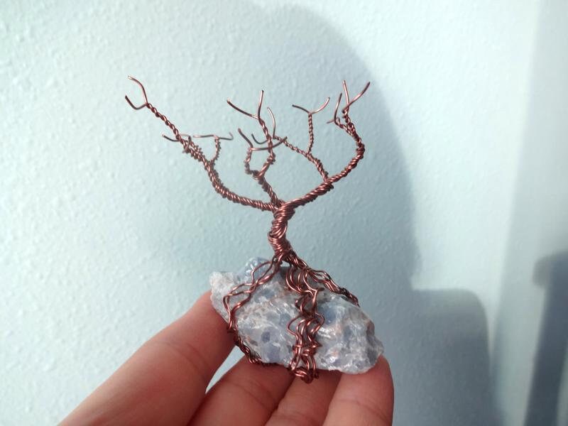 Small Wire Tree of Life Chakra Healing Wire Tree Sculpture - Etsy
