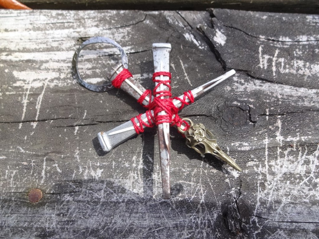 Iron Cross Porcupine Quills House Protection Hexagram - Etsy