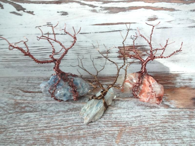 Small Wire Tree of Life Chakra Healing Wire Tree Sculpture - Etsy