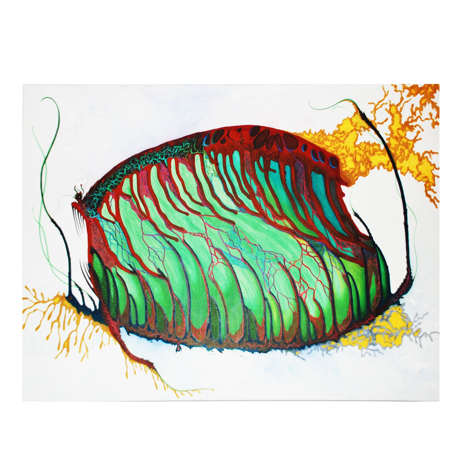 Centipede Love - Original Painting - Etsy