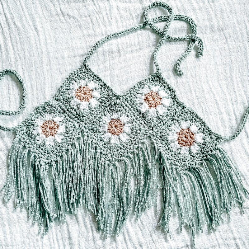 Crochet Daisy Top - Etsy