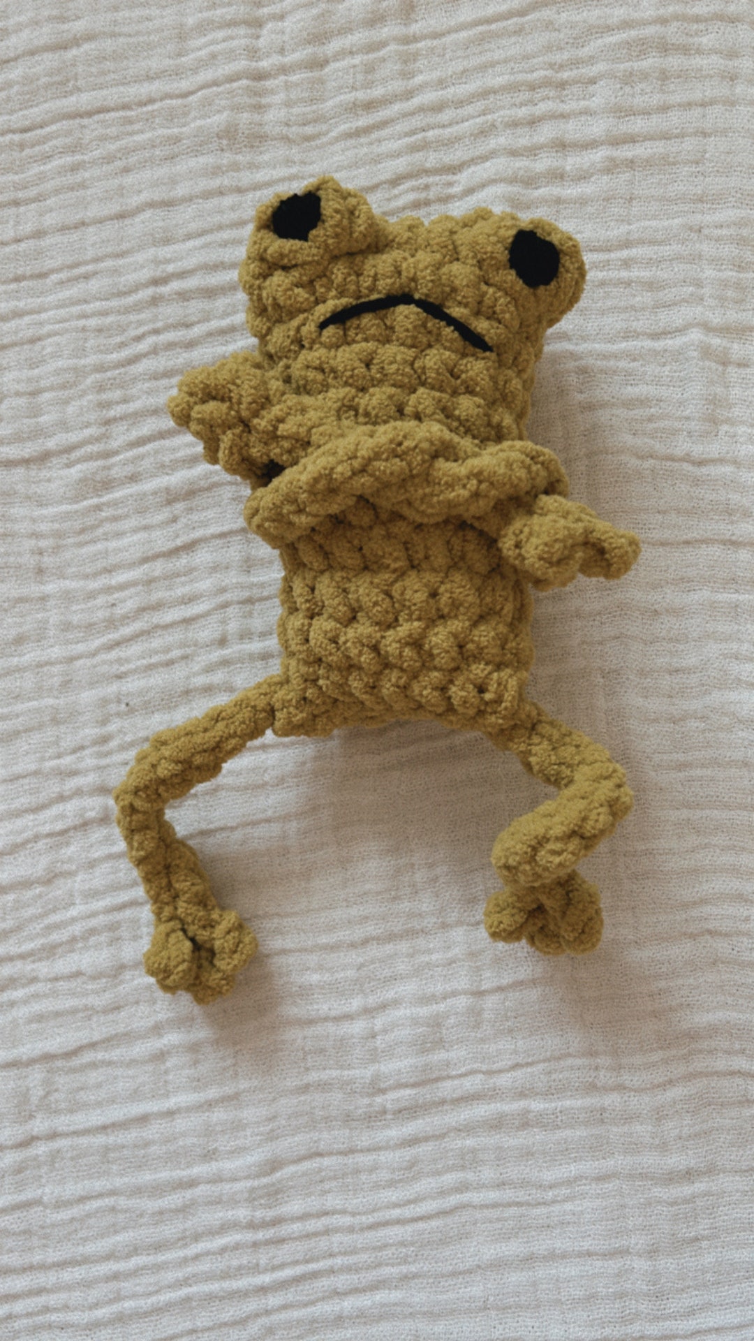 Crochet Green Leggy Froggy, Grumpy Frog, Frog Plushie, Fidget Toy - Etsy