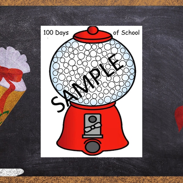 100 Days School - Etsy