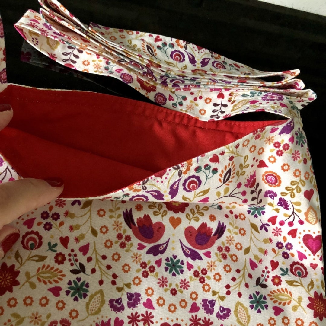 Mastectomy Drain Bag Ditsy Lovebirds. Fully Adjustable. - Etsy