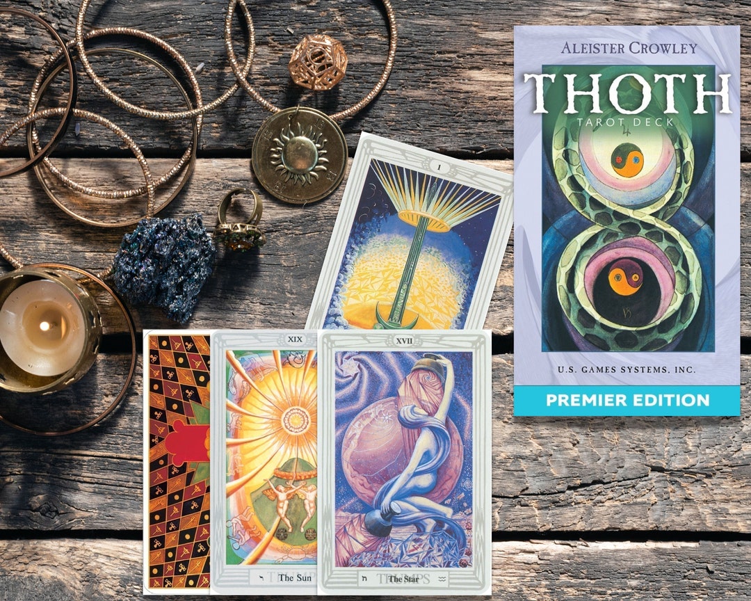 Thoth Premier Tarot Deck by Aleister Crowley Tarot Card Deck - Etsy ...