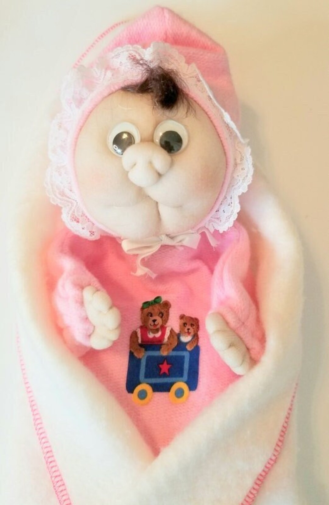 Baby Doll Hand Puppet/ One of a Kind/ Soft Doll/puppet/ Toy/child's ...