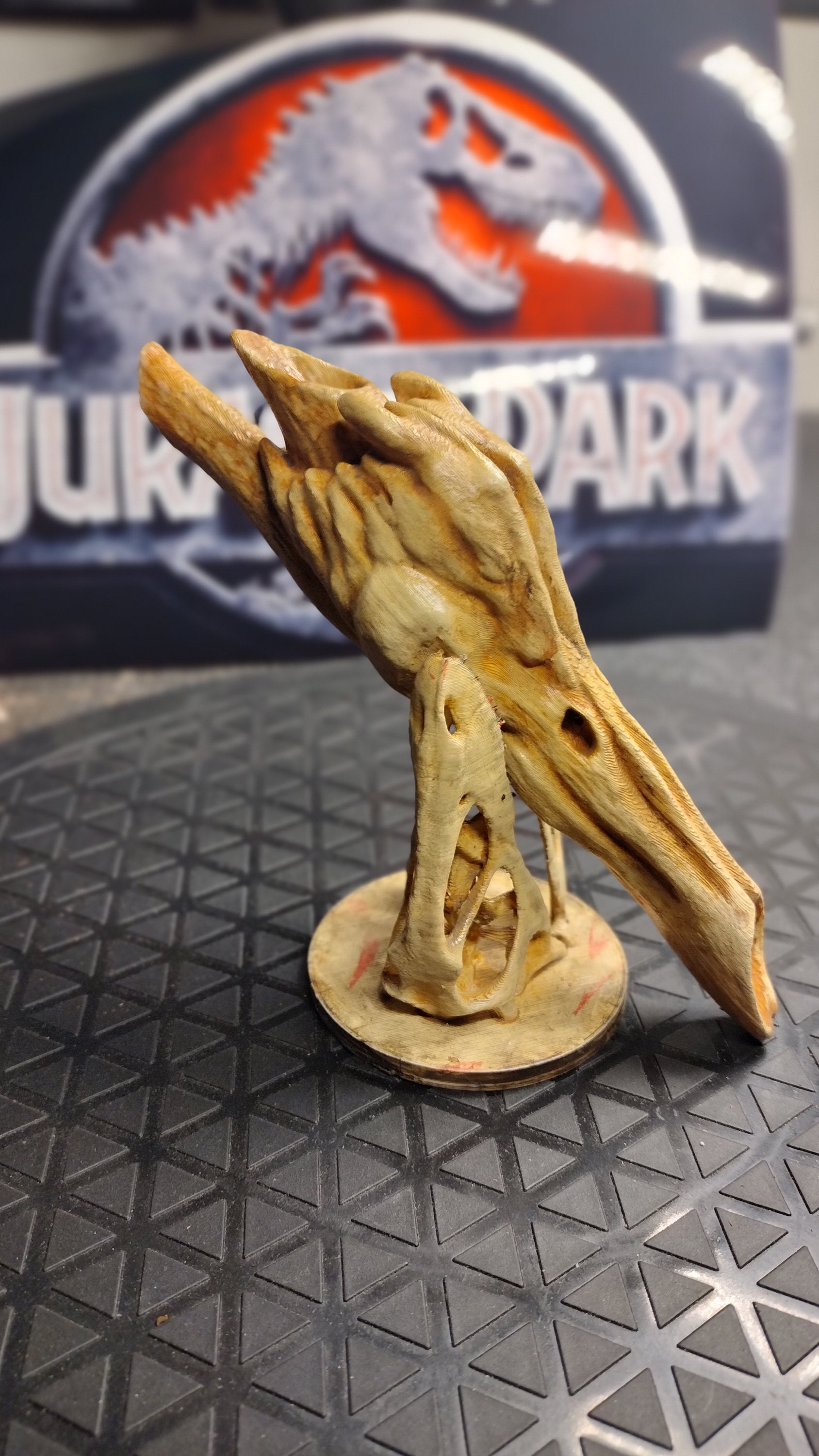 Jurassic Park Velociraptor Vocal Resonating Display Artistic Display - Etsy