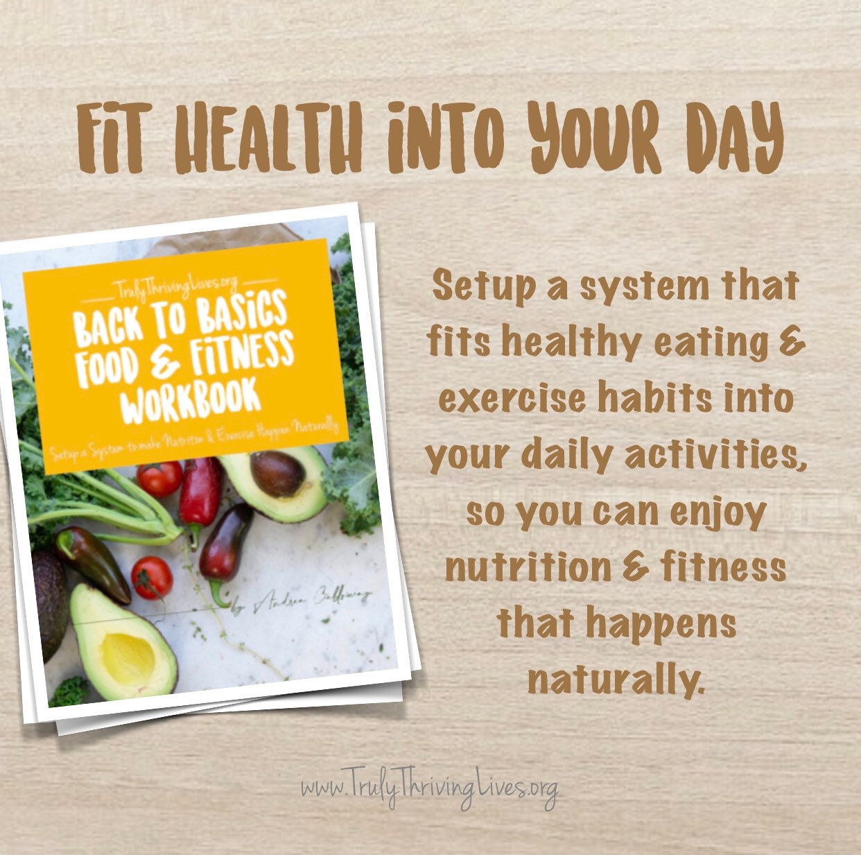 Food & Fitness Workbook: Include Healthy Habits in Your Daily ...