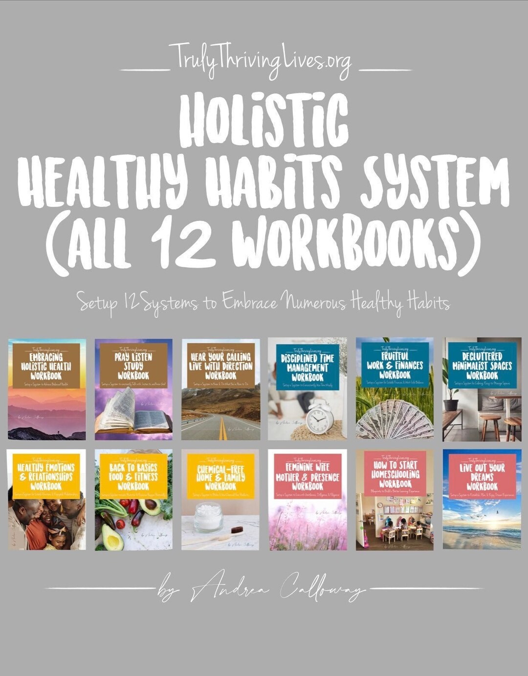 12 Holistic Health Workbooks for Healthier Relationships, Food ...