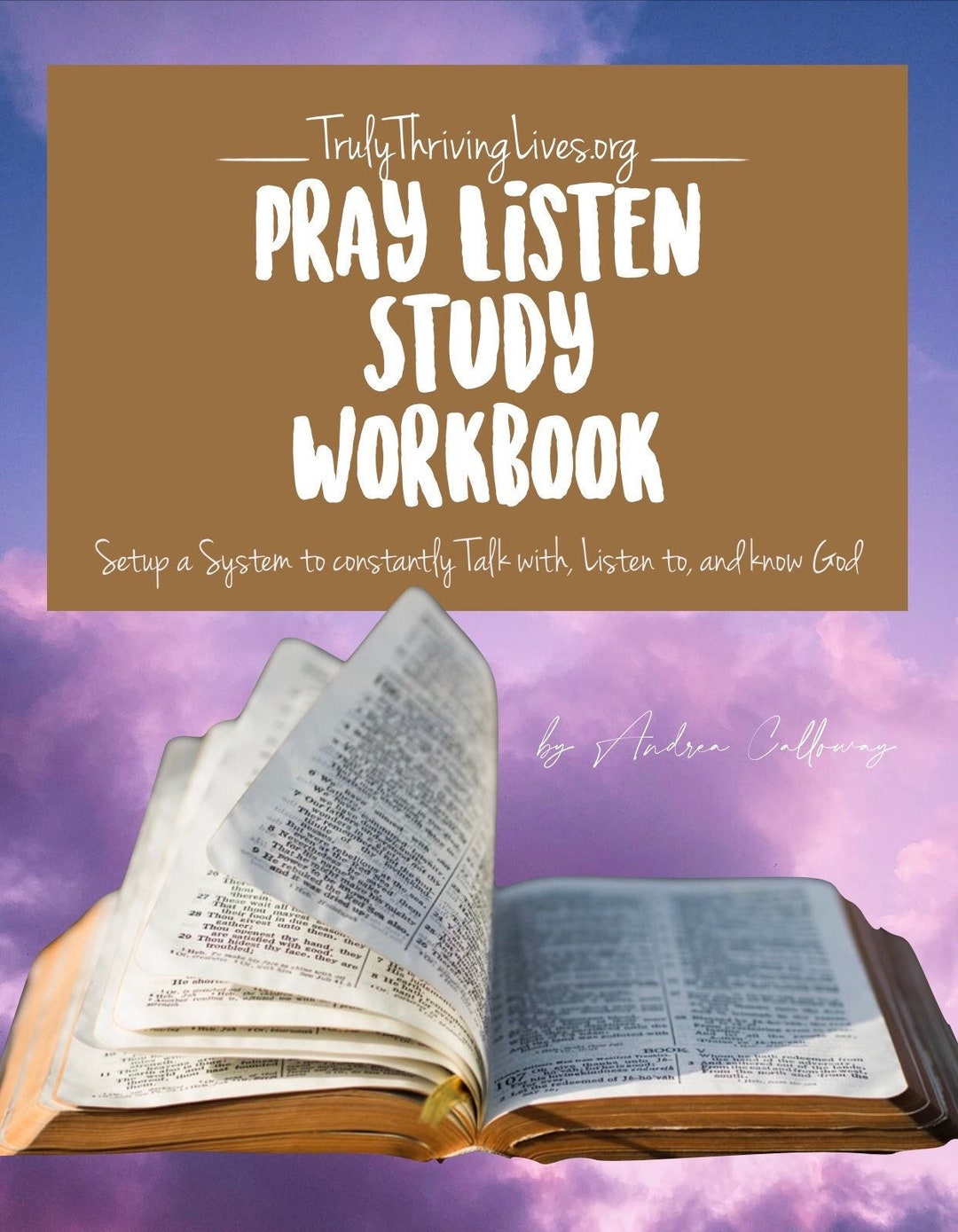 Prayer & Bible Study Workbook for More In-depth Study and a Closer ...