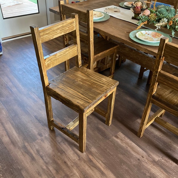 Rustic Dining Chairs - Etsy