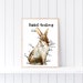 Rabbit Anatomy, Rabbit Poster, Farm School Printable, Nature Study ...