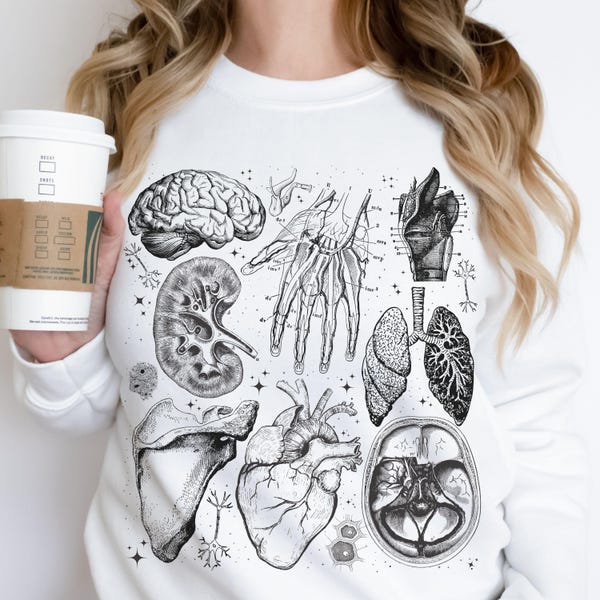 Human Anatomy Sweaters - Etsy