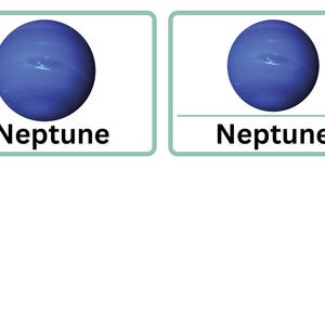 Planets Montessori 3-part Cards Printable - Etsy