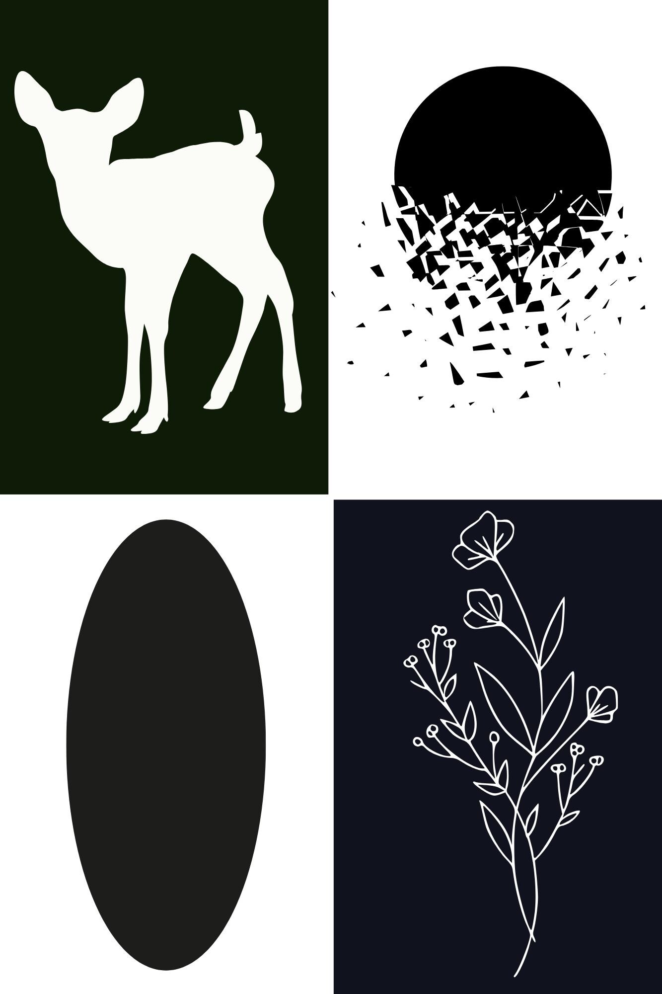 Montessori High Contrast Cards Printable (40 Black and White Cards) - Etsy