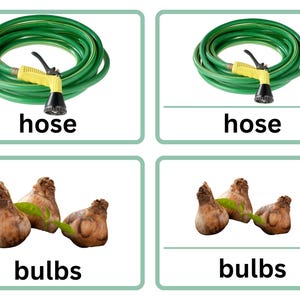 Gardening Montessori 3-part Cards Printable - Etsy