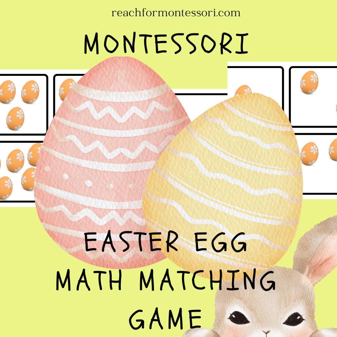 Montessori Easter Egg Math Matching Game - Etsy