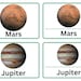 Planets Montessori 3-part Cards Printable - Etsy