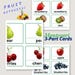 Fruit Montessori 3-part Cards Printable - Etsy