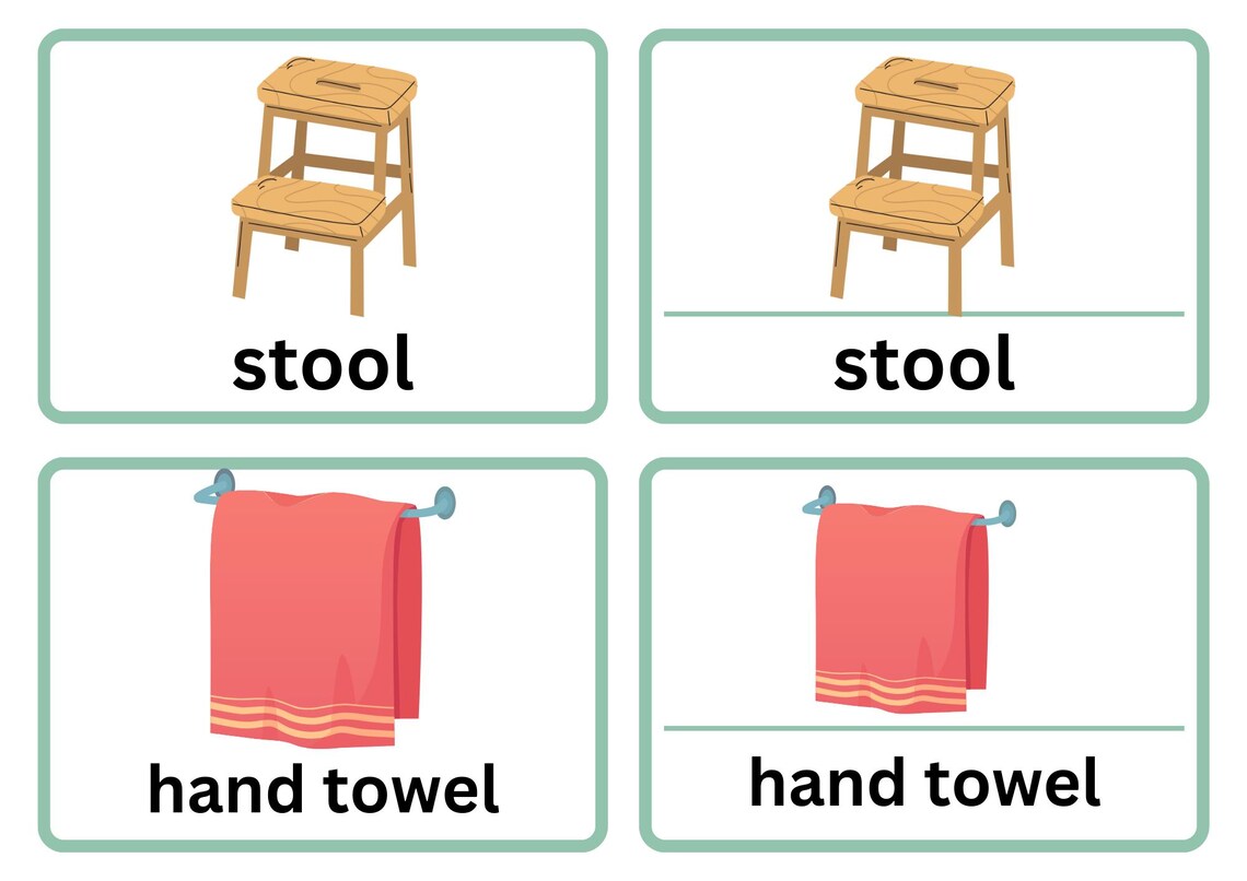 Handwashing Montessori 3-part Cards Printable - Etsy