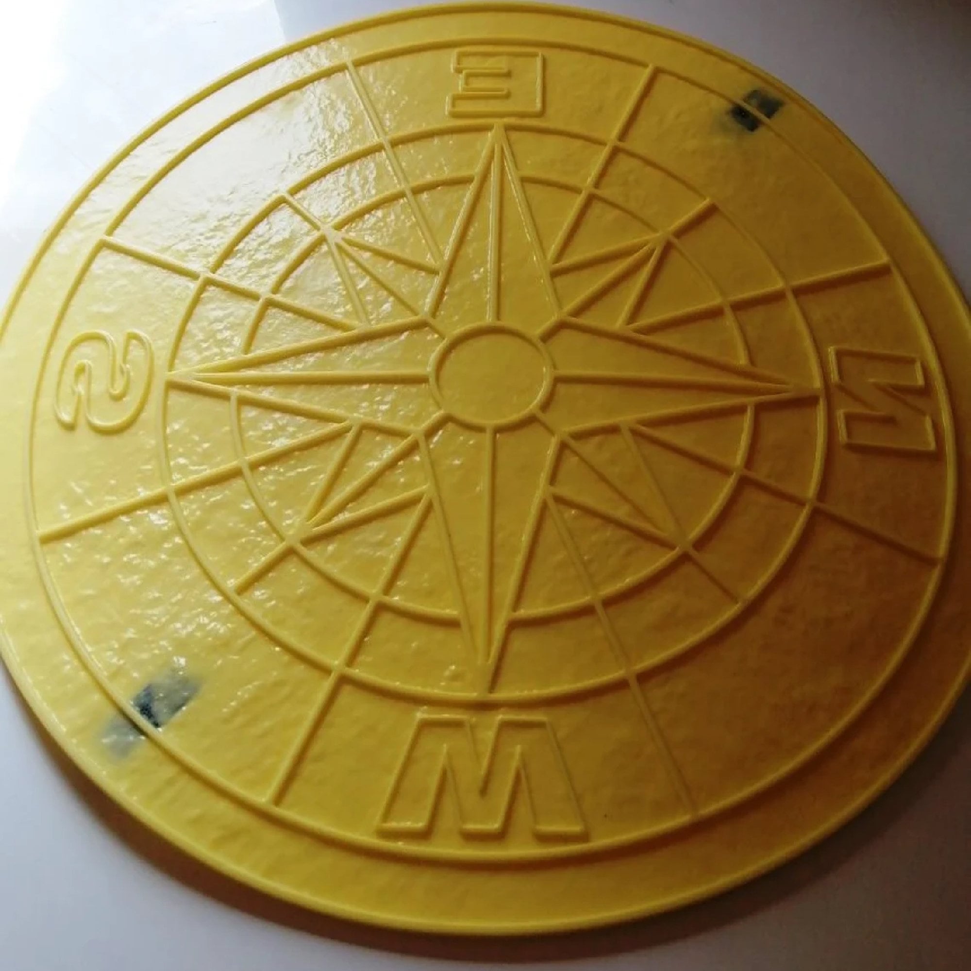Polyurethane Stamp "compass" | Texturing Decorative Cement Concrete ...